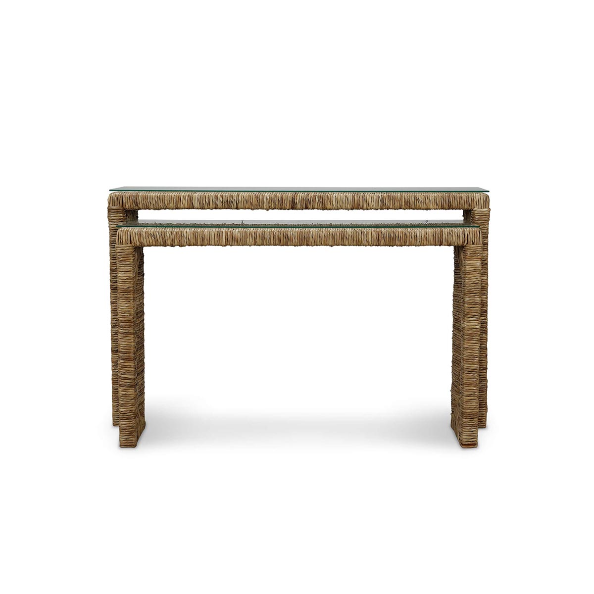 Farringdon Small Console In Straw Wash